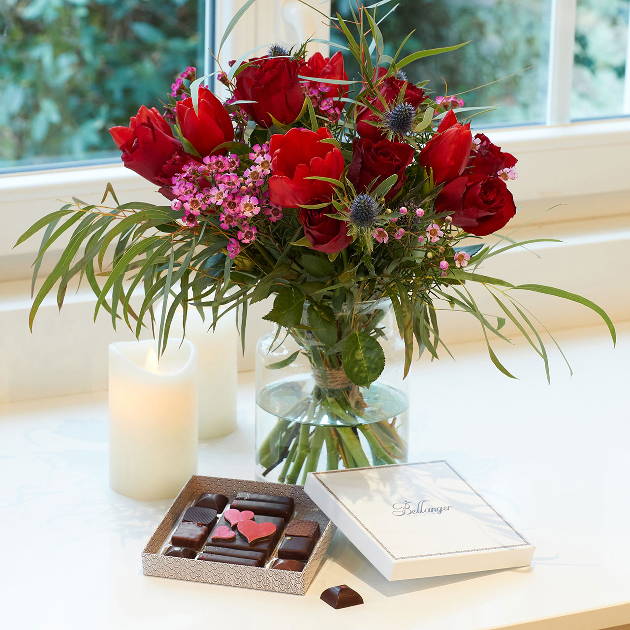 Coffret Fleurs et Cadeaux à Envoyer - Les Fleurs de Nicolas