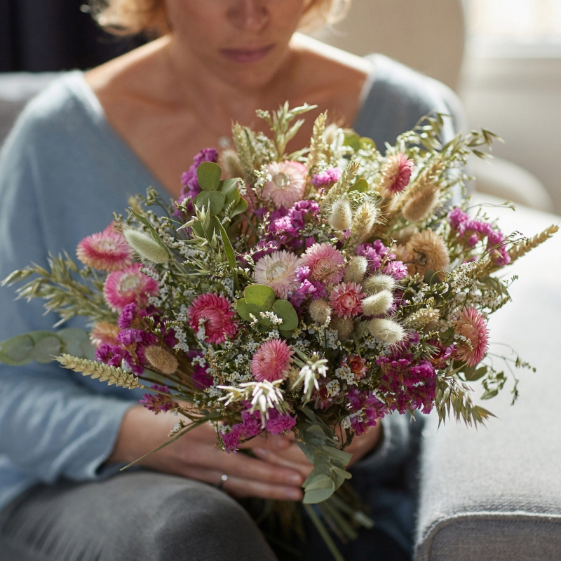 Bouquet de fleurs séchées - Livraison partout en France en 24h - Les ...