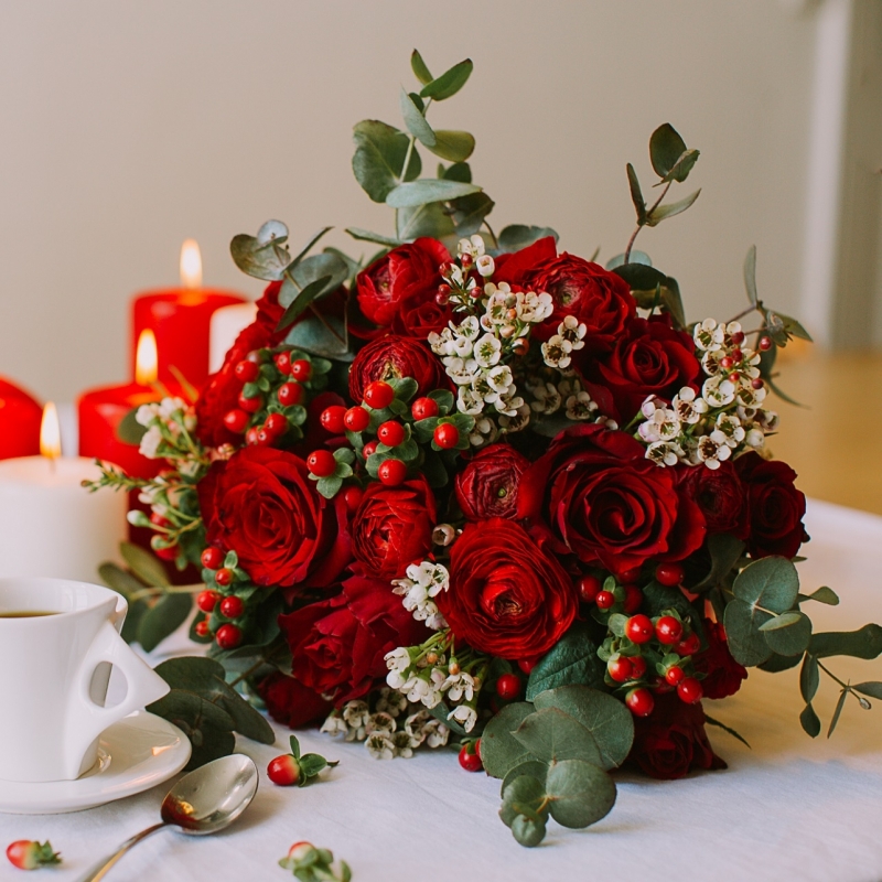 Bouquet Victoire - Livraison de bouquets pour la Saint-Valentin - Les ...